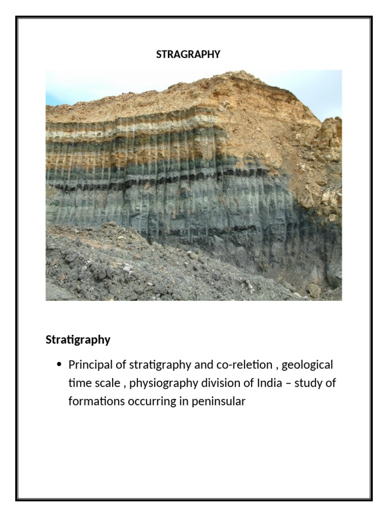 Geology Project | PDF | Stratigraphy | Geologic Time Scale