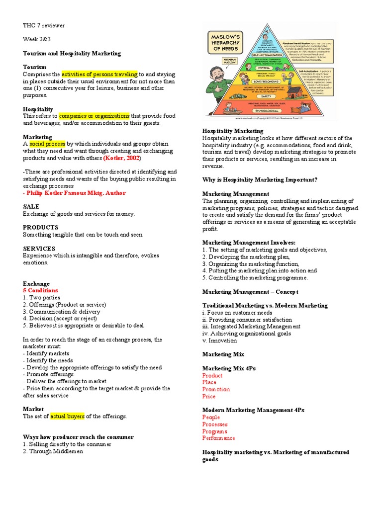 THC 7 Reviewer | PDF | Marketing | Consumer Behaviour