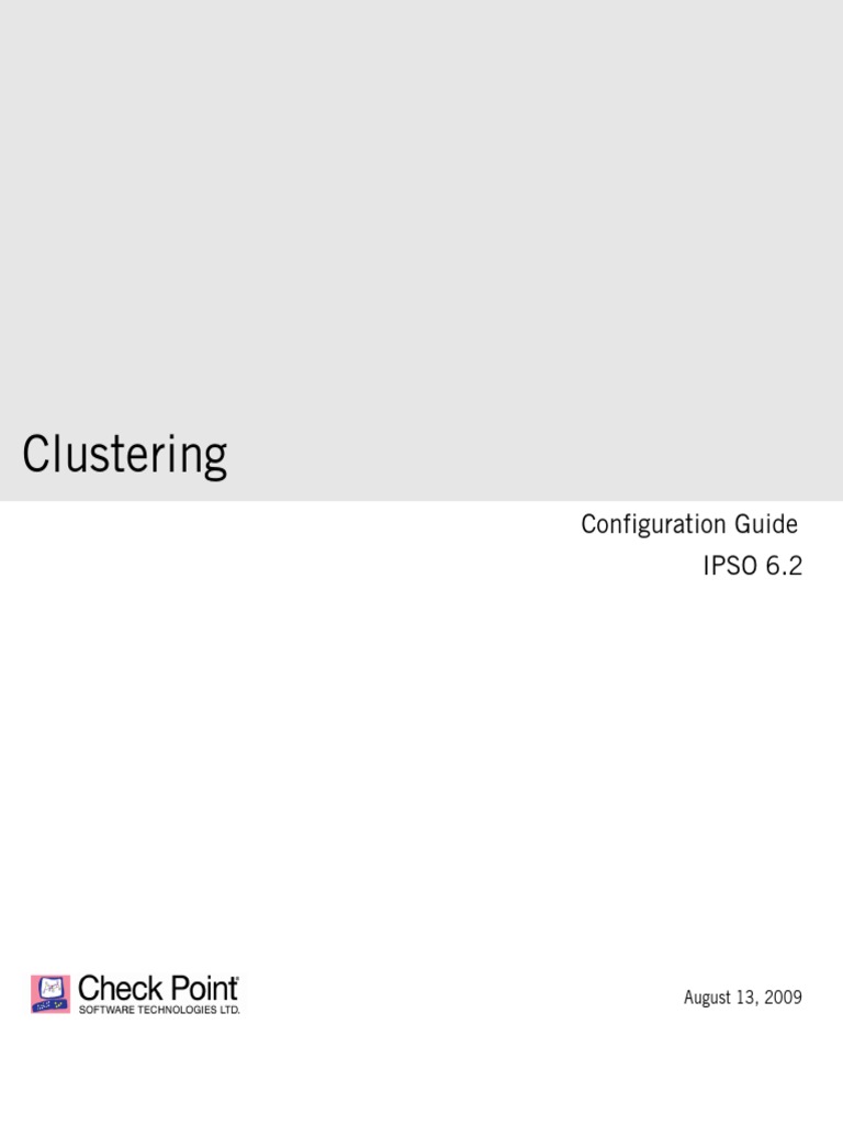 IPSO 6.2 Cluster ConfigGuide | PDF | Computer Network | Router (Computing)