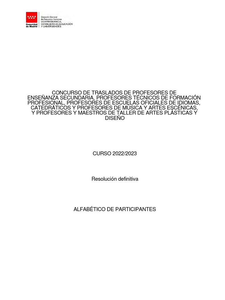 rh01 1896 2223 Sec Lis Alf Def Par PDF | PDF | España