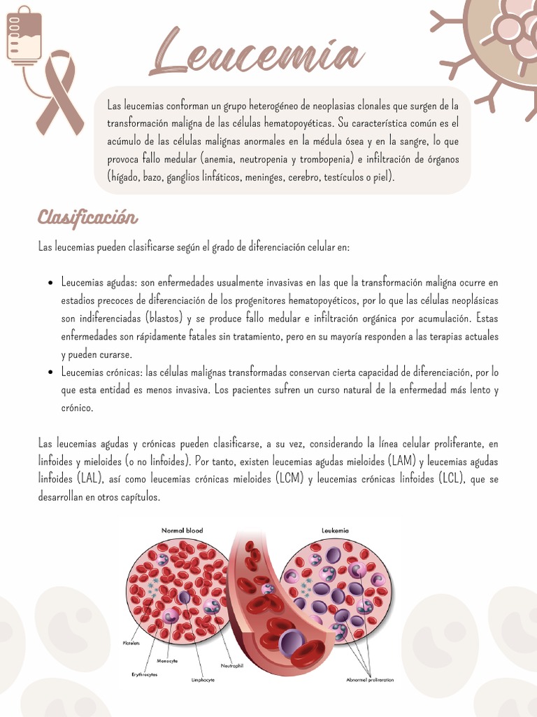 Leucemia | PDF | Leucemia | Trasplante de células madre hematopoyéticas