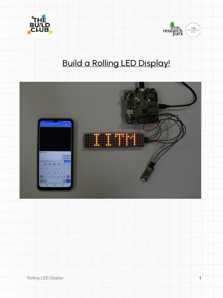 Build a Bluetooth-Controlled LED Display | PDF