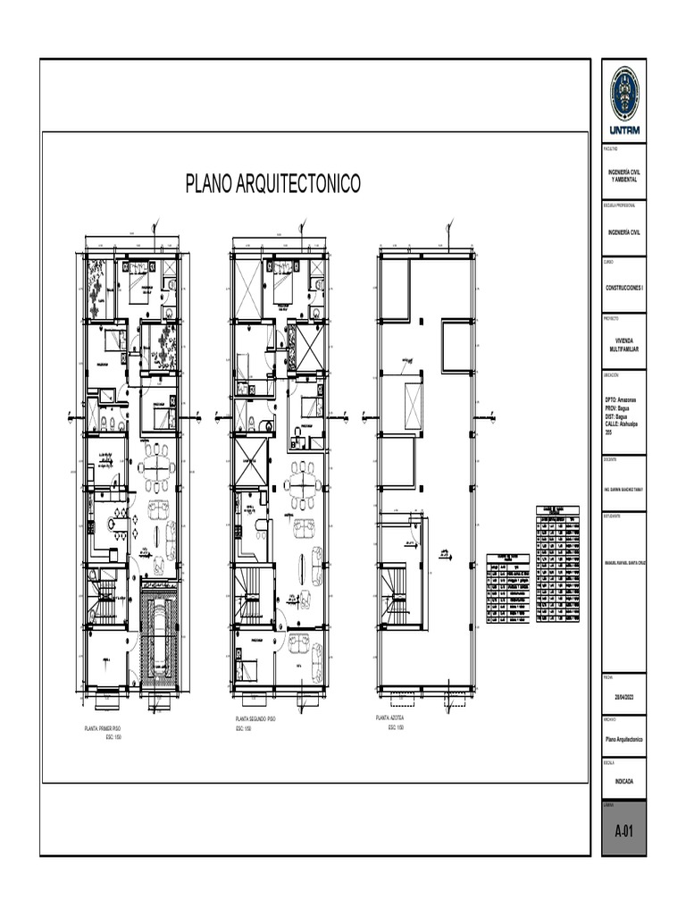 Plano Arquitectonico | PDF