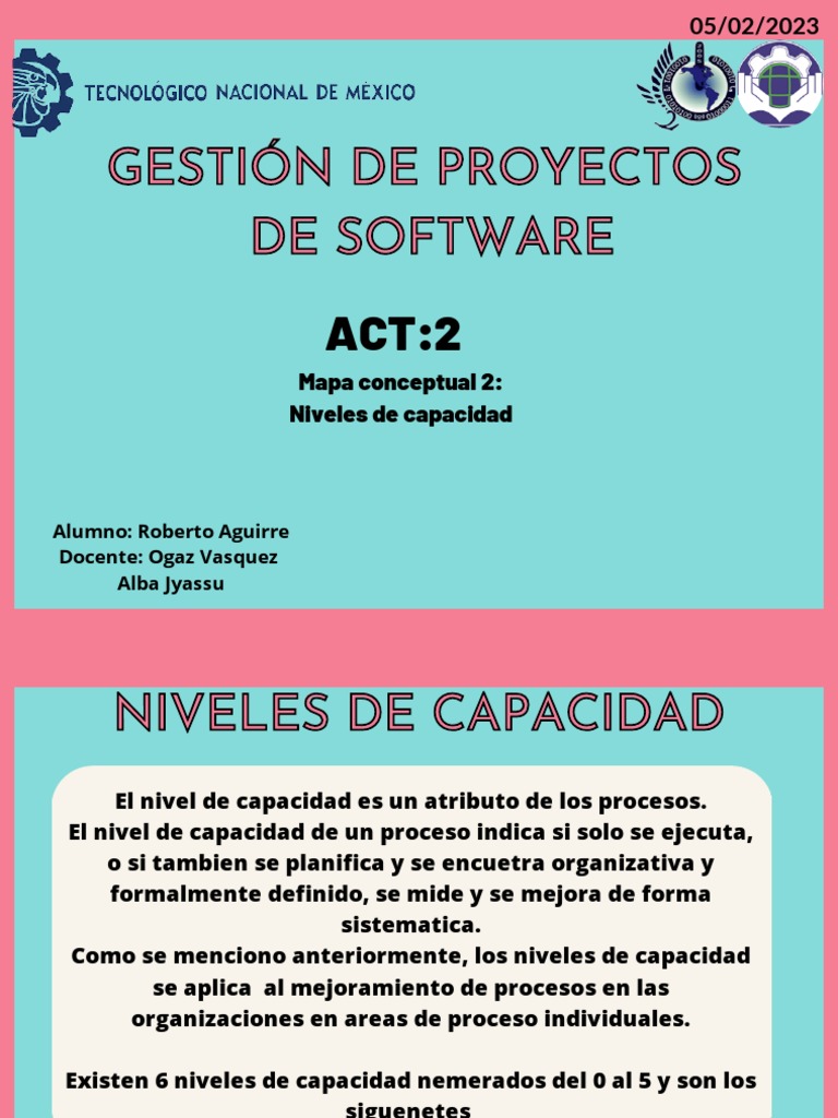 Act 2 Mapa 2 Niveles de Capacidad | PDF | Informática | Business