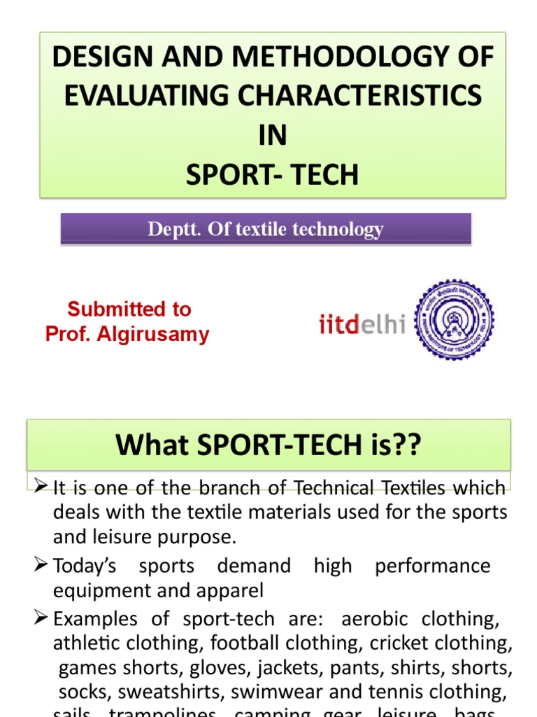 Sport Tech | PDF | Fibers | Textiles