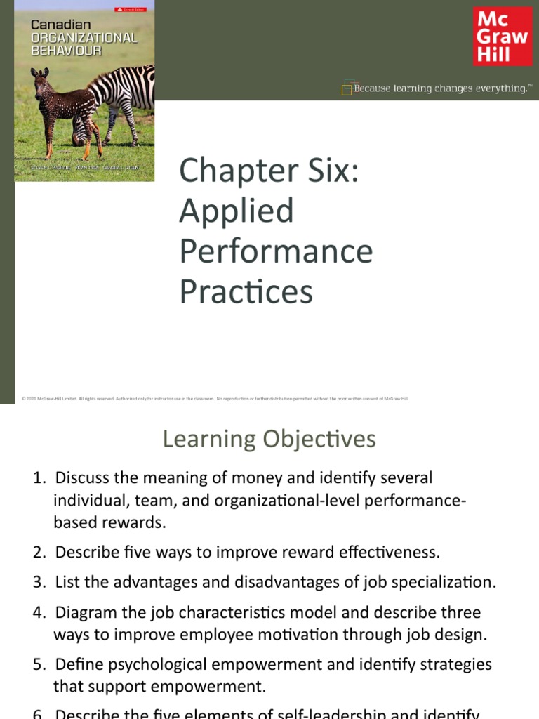 Chapter 6 Power Point | PDF | Empowerment | Motivational