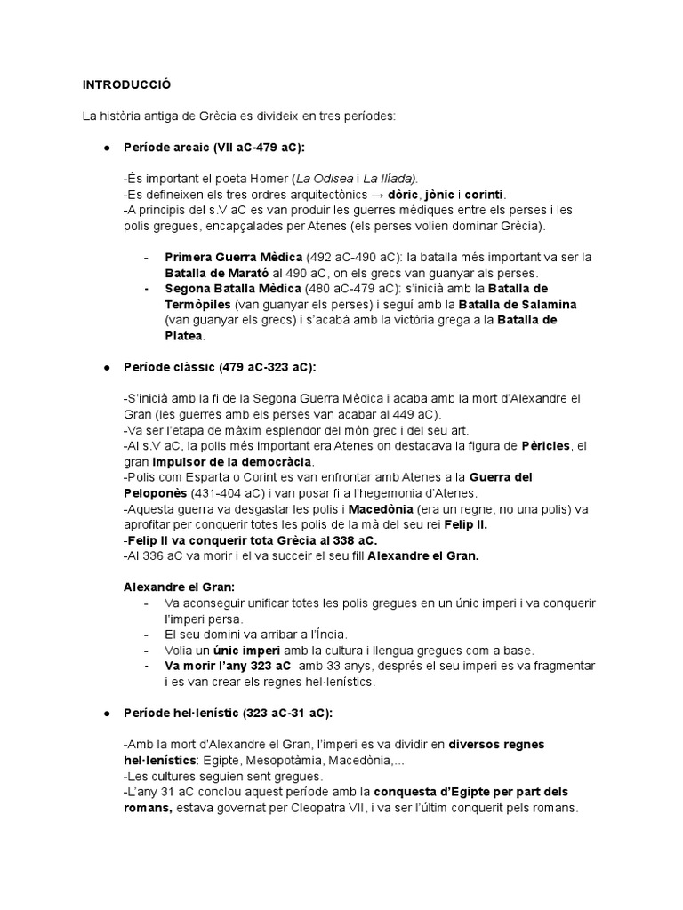 Tema 1a. Arquitectura Grega PDF | PDF