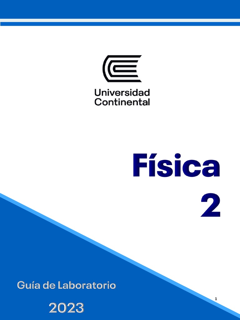 GUIAS DE LABORATORIO FÍSICA 2 - 2023 | PDF
