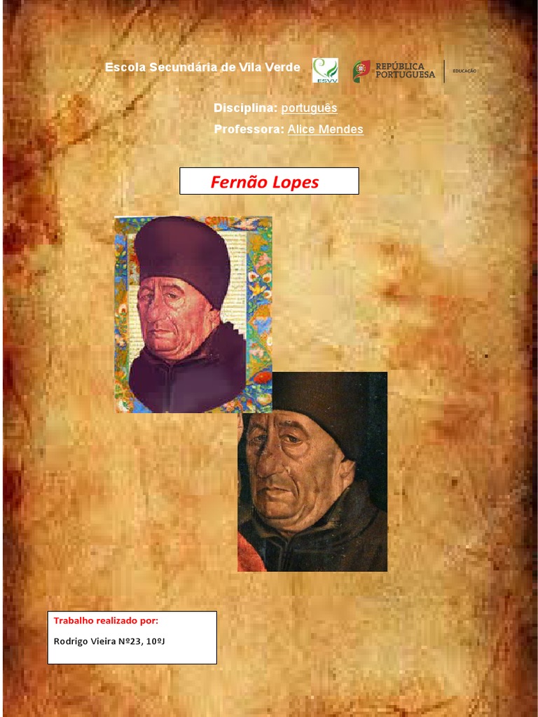 Trabalho Sobre Fernão Lopes | PDF
