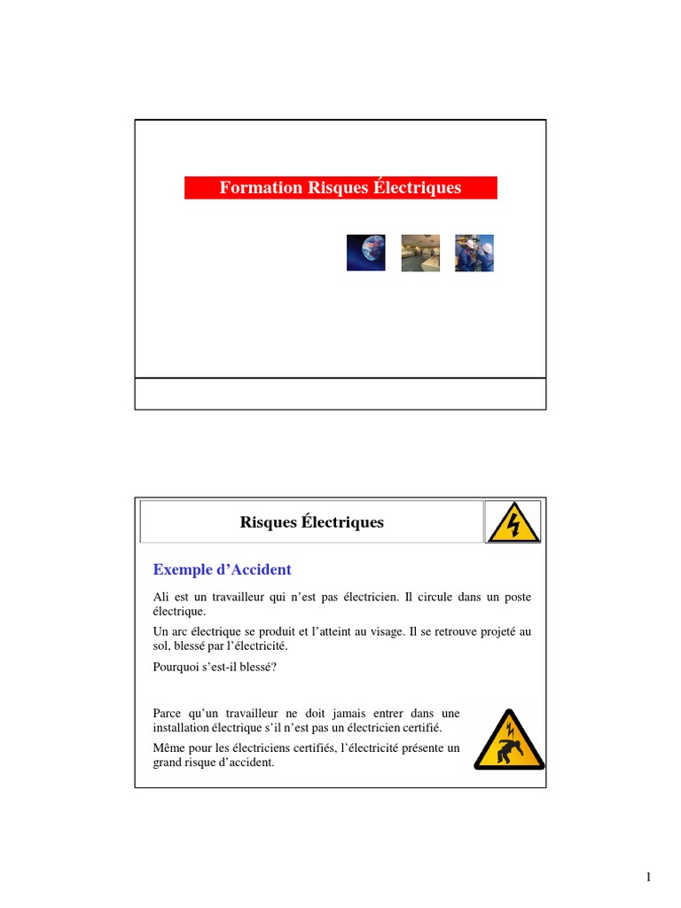 Risque Electrique PDF | PDF
