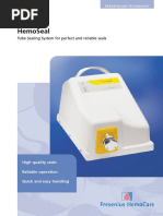 Terumo Penpol TSCD-II USER MANUAL | PDF | Pipe (Fluid Conveyance) | Polyvinyl Chloride