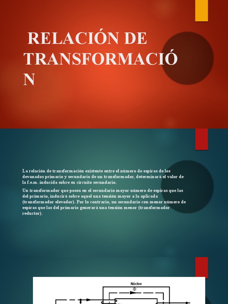 relacion de transformacion.pptx | PDF