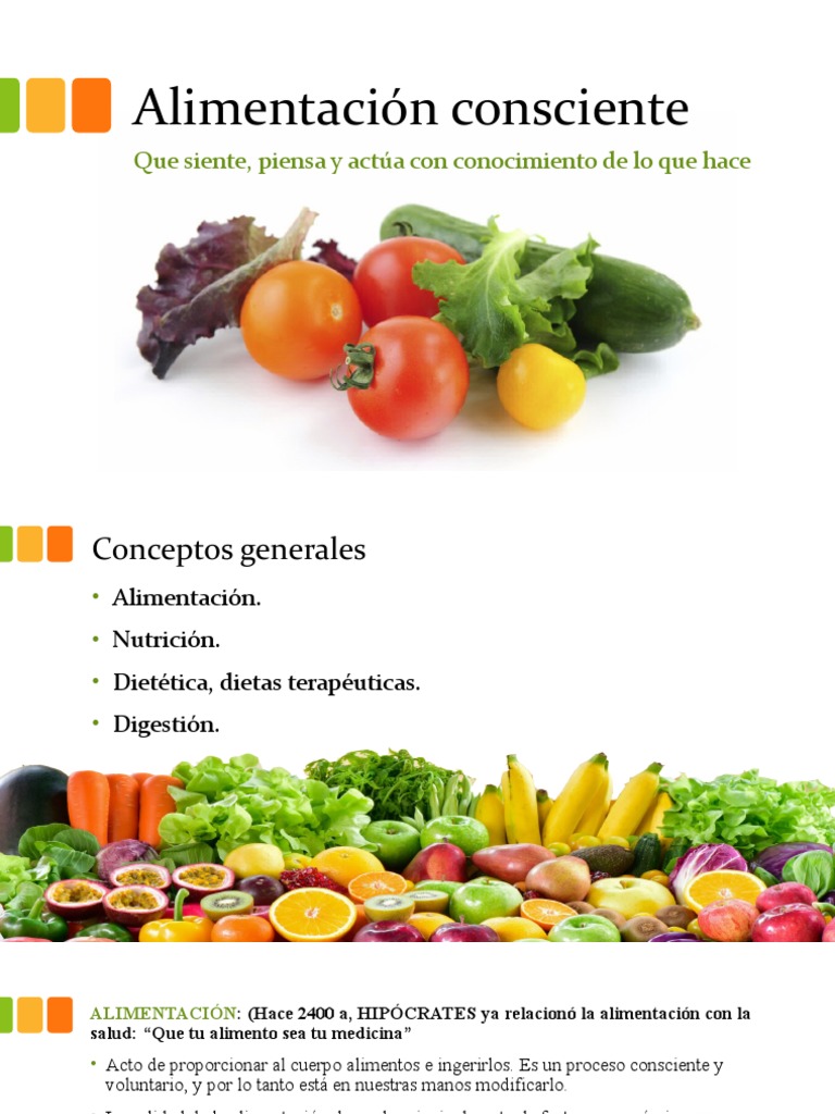 Alimentación Consciente y Salud Nutricional | PDF
