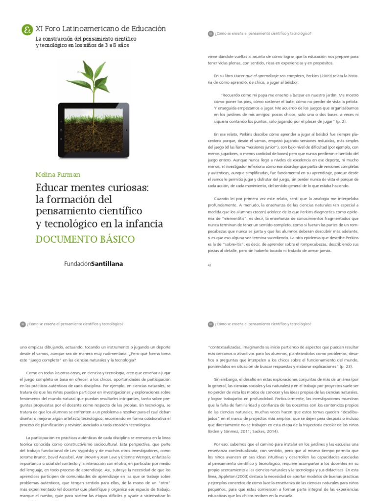 Educar-Mentes-Curiosas-Melina-Furman - Cap 3 PDF | PDF