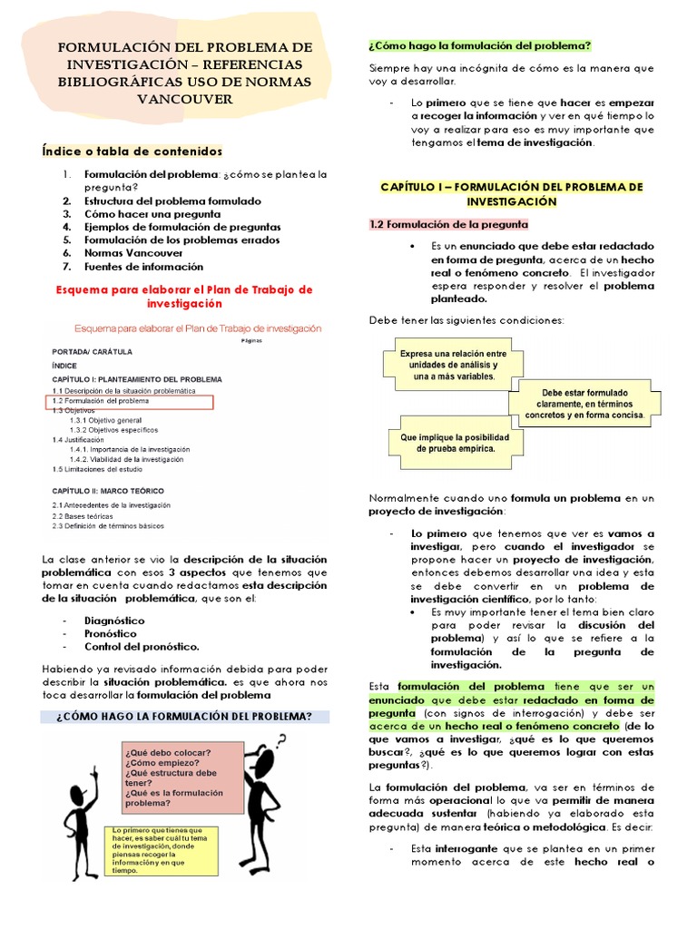 Formulación del Problema de Investigación | PDF | Citación | Internet