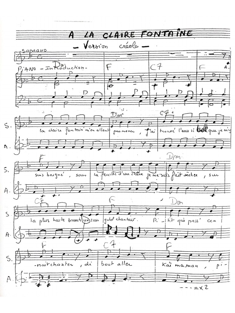 A la claire font. créole.pdf | PDF