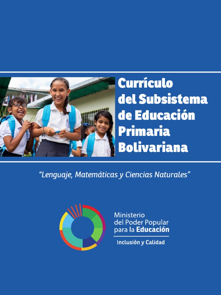 Curriculo Del Subsistema de Educ Primaria - Mppe PDF | PDF