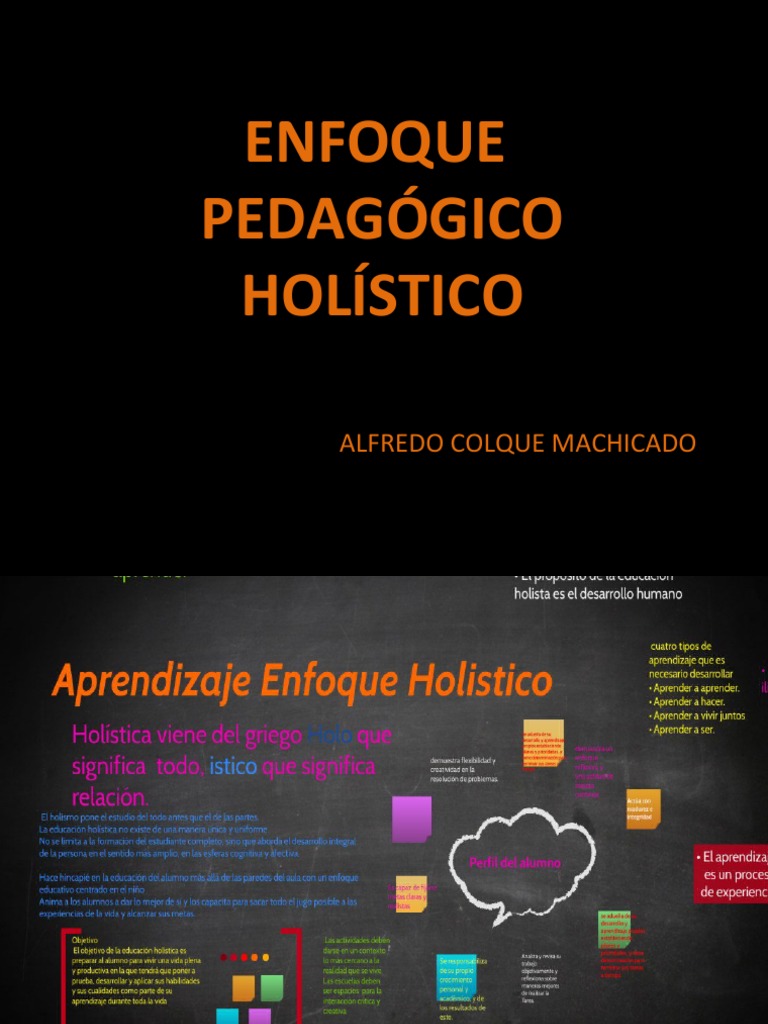 Aprendizaje en El Enfoque Holístico Presentación 2 | PDF