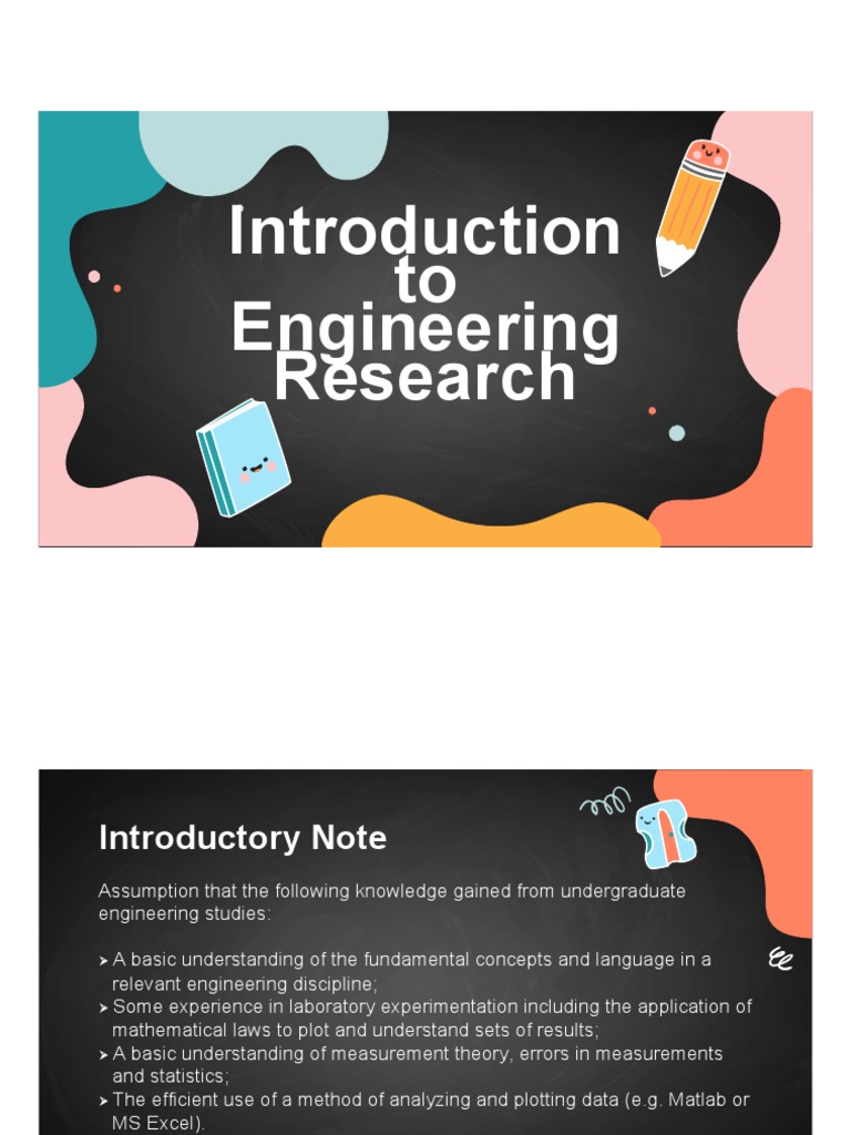 Introduction To Engineering Research PDF | PDF | Science | Engineering