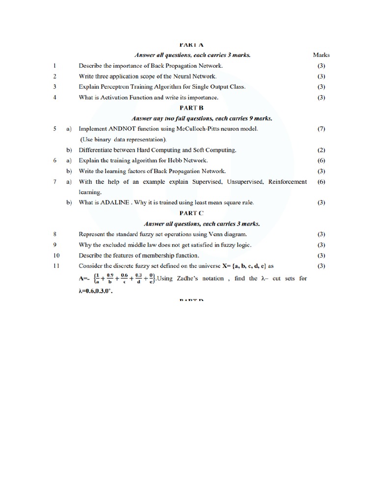 Soft Computing Theory Assignment PDF | PDF