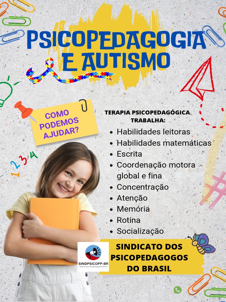 ARTE DO PANFLETO - Psicopedagogia e Autismo PDF | PDF