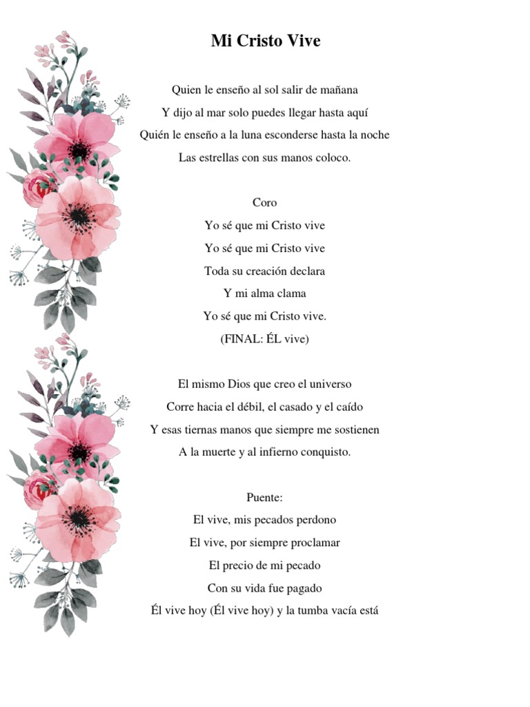 Mi Cristo Vive | PDF