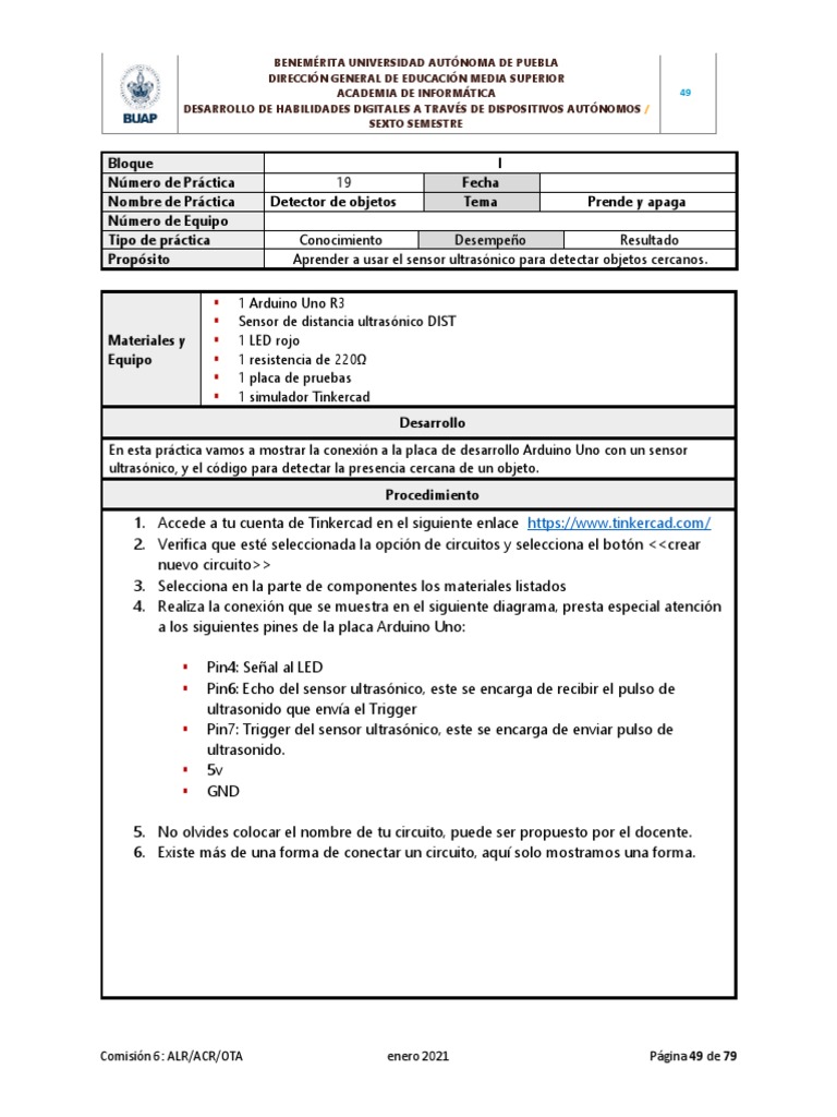 Tarea de Vaciones | PDF | Ultrasonido | Arduino