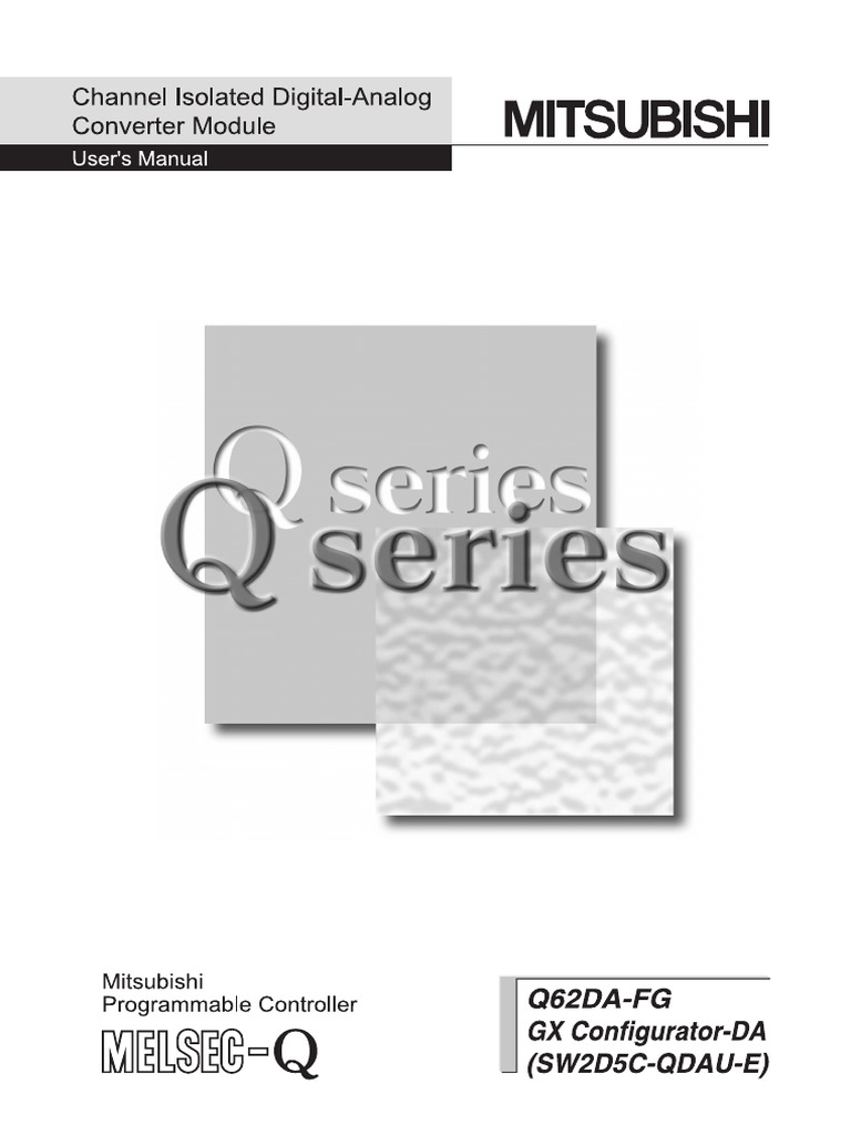 GX Configurator-DA Sh080281ek PDF | PDF | Input/Output | Computer Program