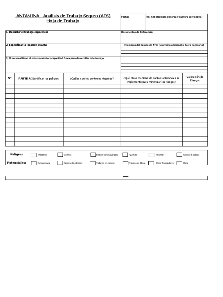 ATS Formato Tipo 1 | PDF