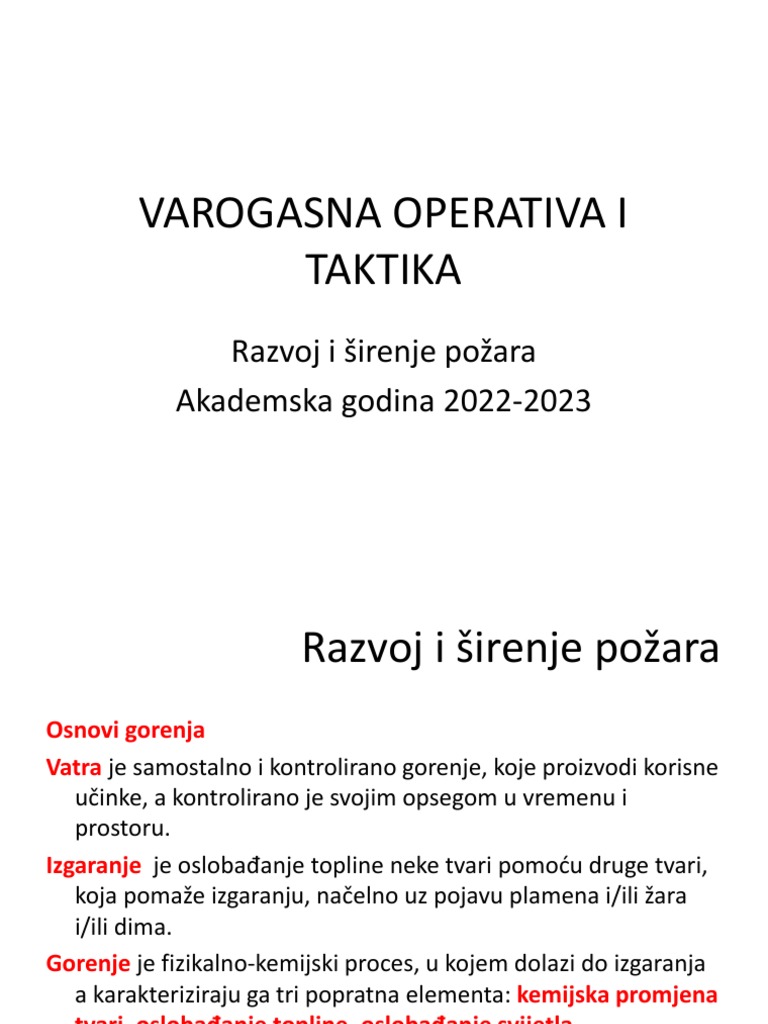 04razvoj I Sirenje Pozara PDF | PDF