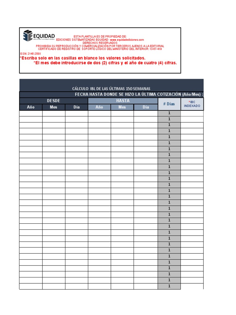 P16.ibl 150 Semanas | PDF