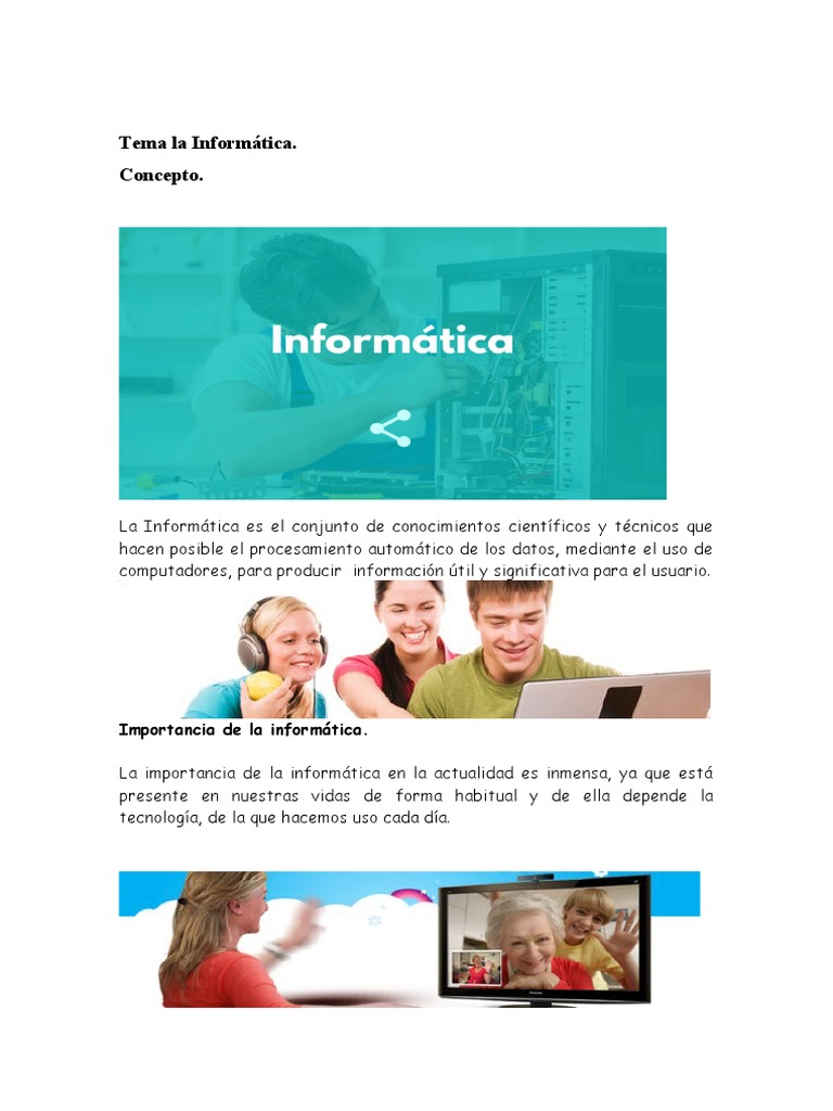 La Informática | PDF