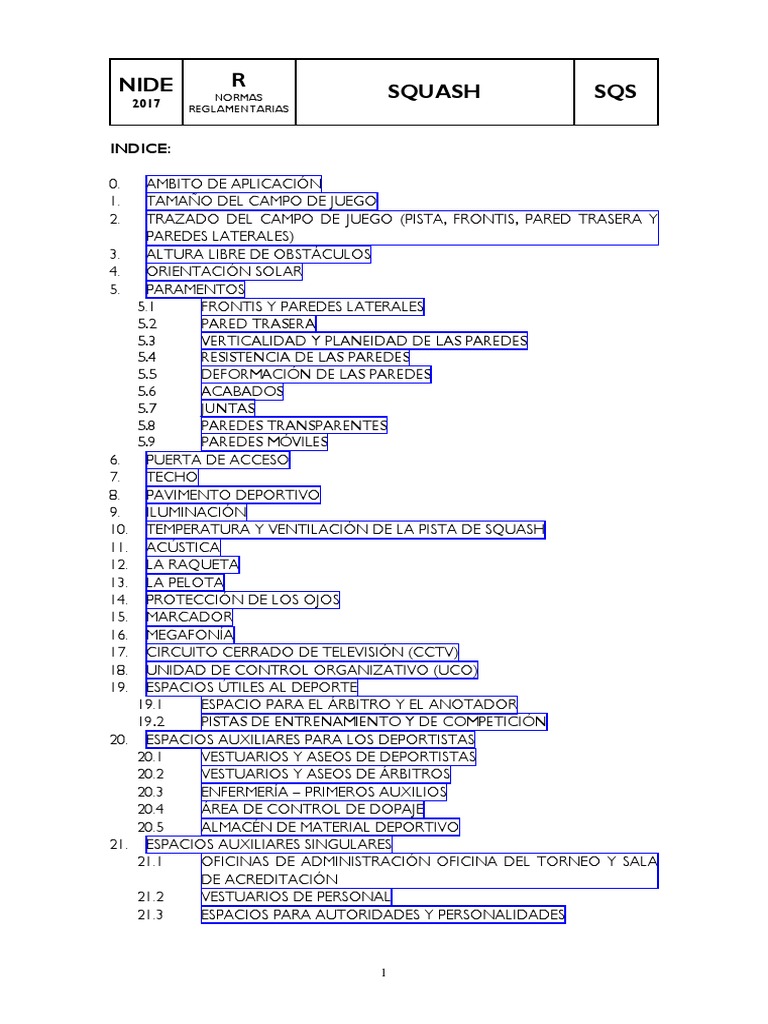 SQS Squash 2017 Edicion | PDF | Encendiendo | Pelota