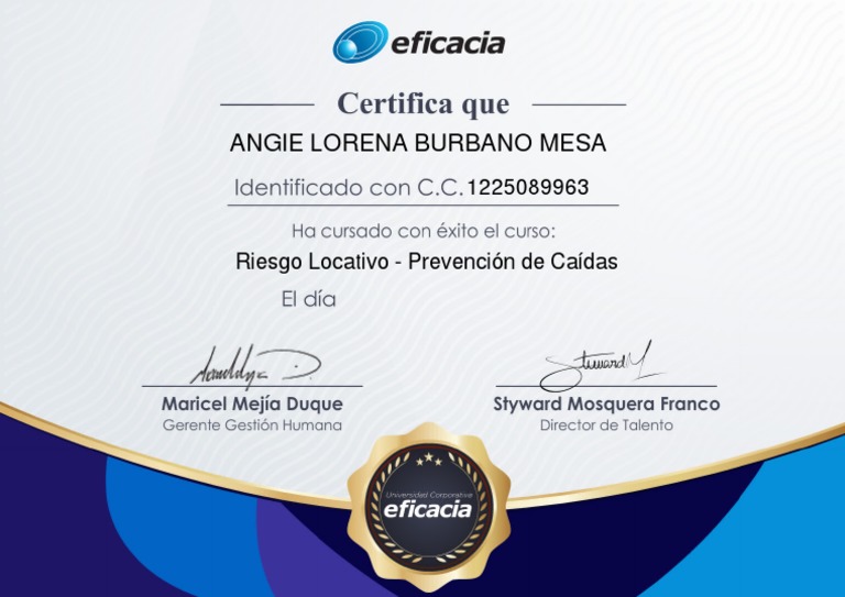 Certificado Agora PDF | PDF