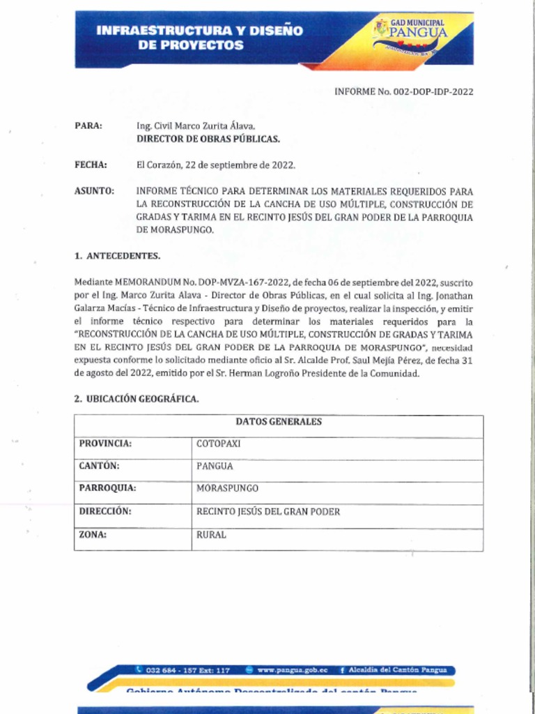 INFORME DE INSPECCION .pdf | PDF