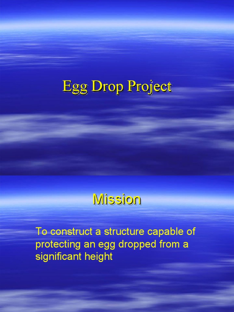 Egg Drop Powerpoint | PDF