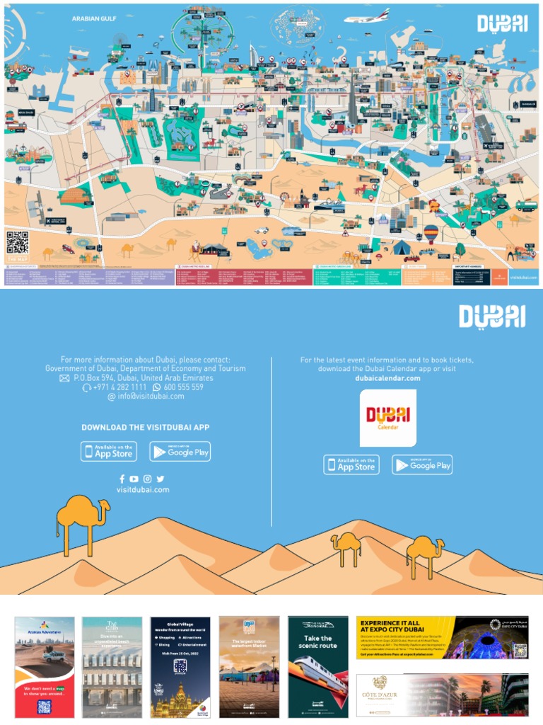 Dubai Map Interactive - 2023 PDF | PDF