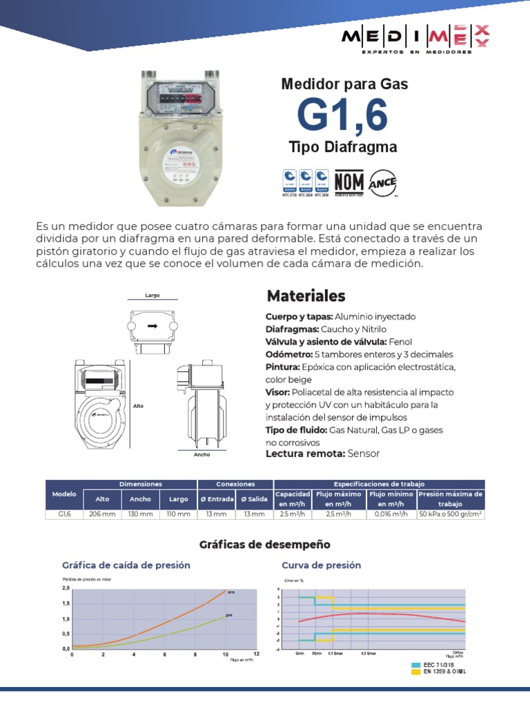 Medimex Medidor G1-6 PDF | PDF