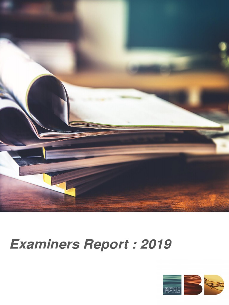 Examiners Report 2019 PDF | PDF