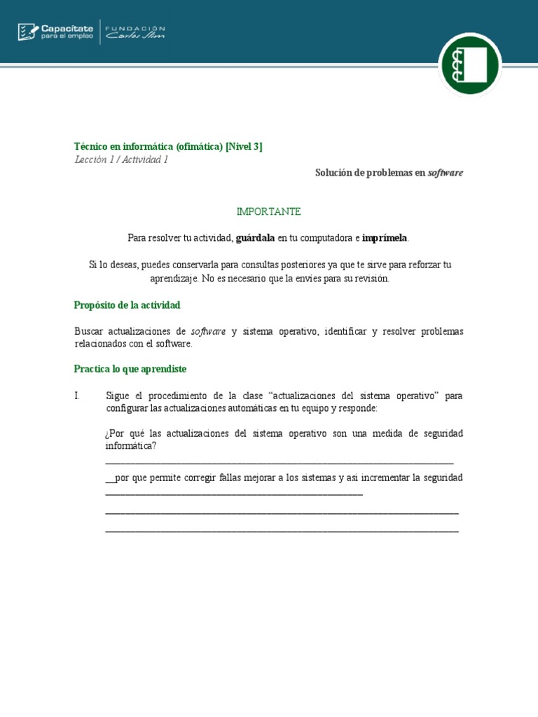 Nivel 3 Leccion 1 | PDF