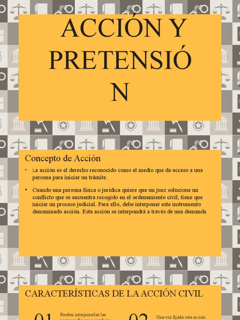 Acción y Pretensión - Derecho Procesal Civil | PDF