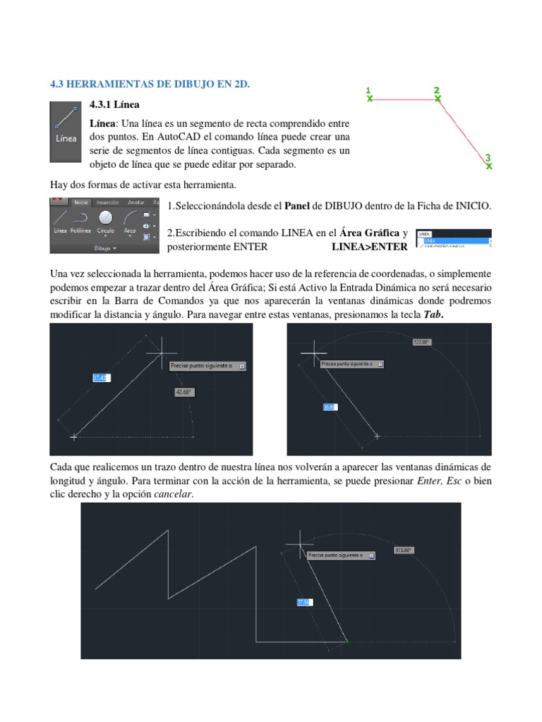 Herramientas de Dibujos 2D PDF | PDF