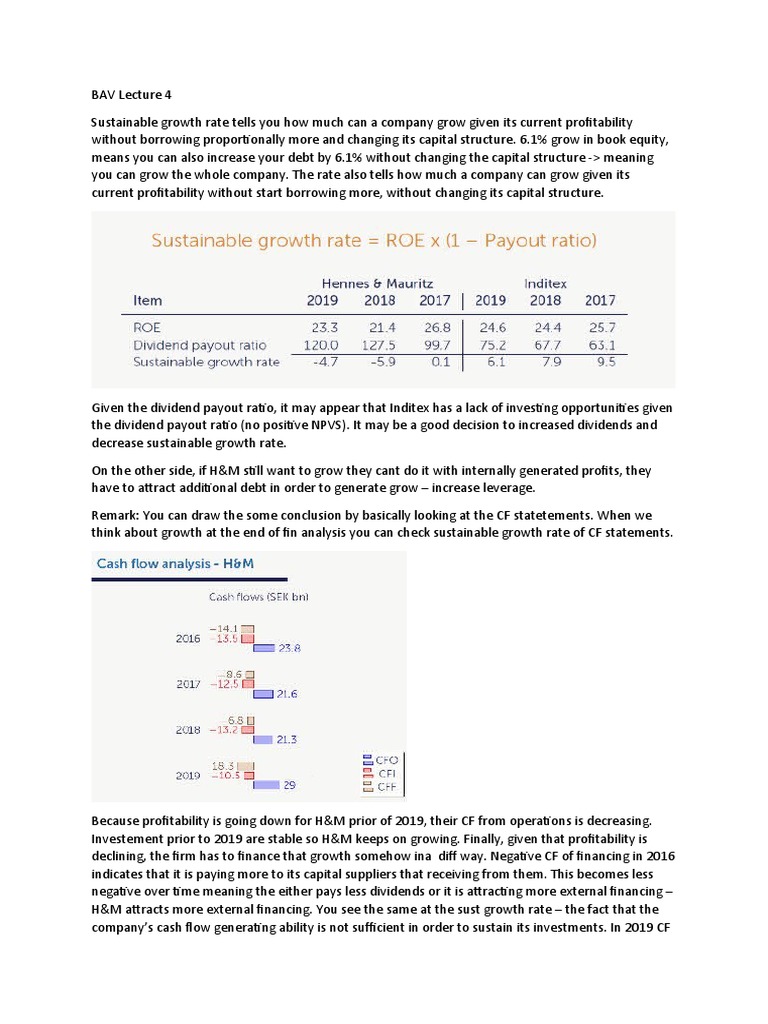 BAV Lecture 4 | Download Free PDF | Discounted Cash Flow | Valuation (Finance)