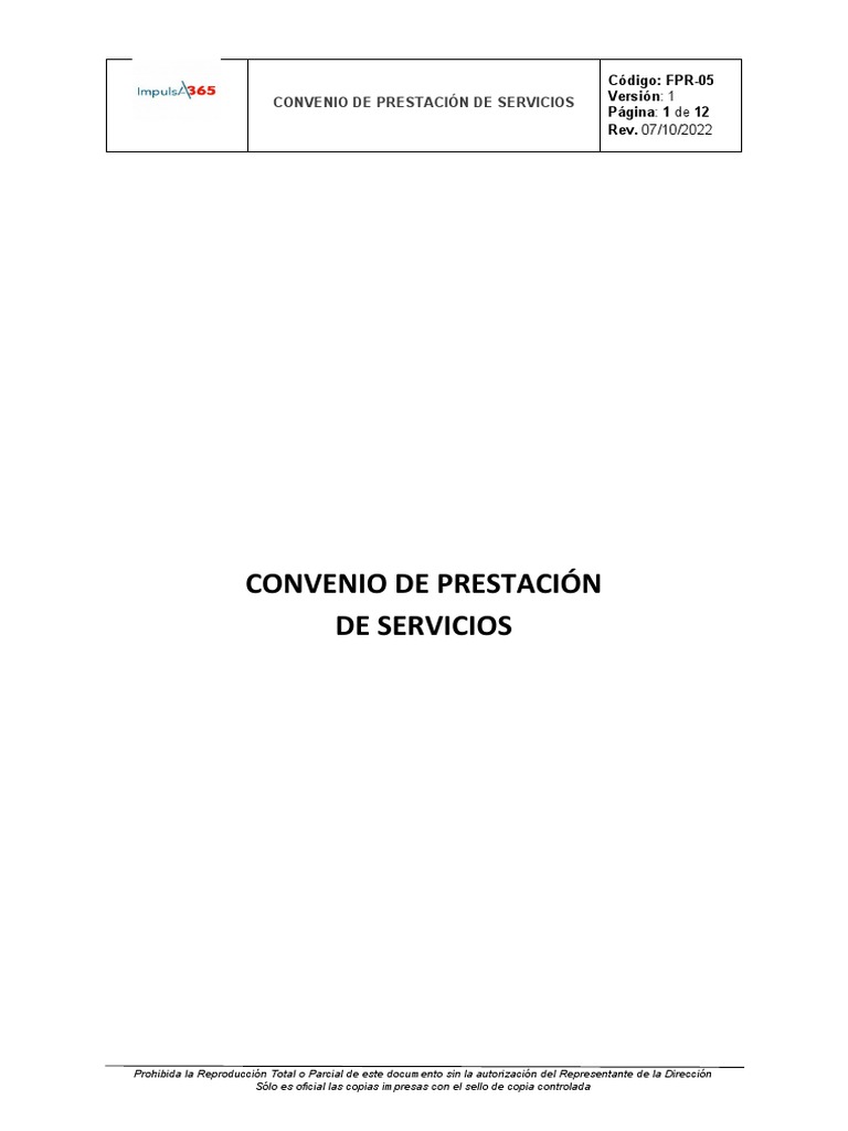 Formato de Convenio | PDF