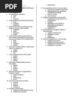 Kinder Worksheet Week 1 (1st Quarter) | PDF