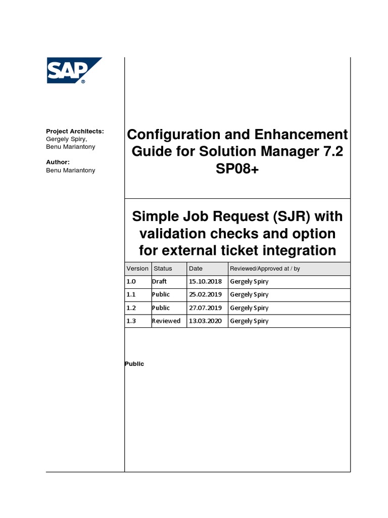 Config Guide SM 72 SP08 Job Req MGMT | PDF