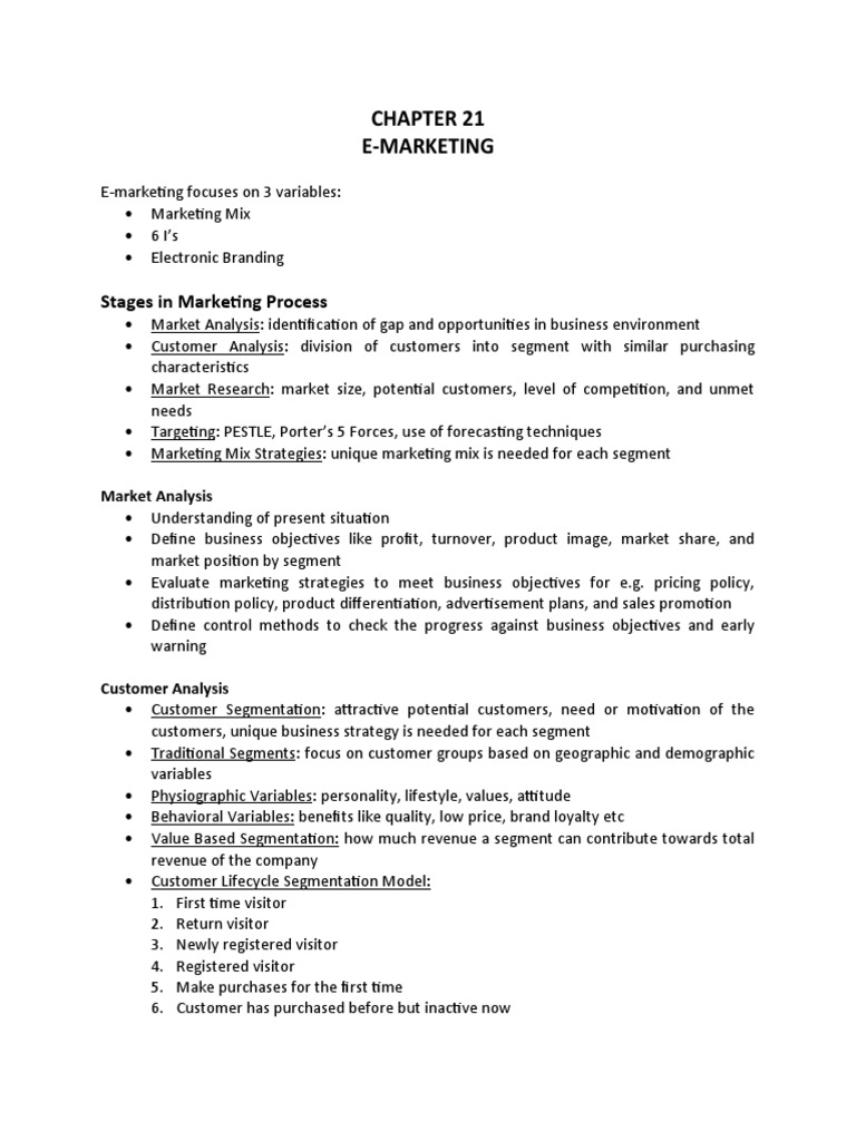 Chapter 21 | PDF | Market Segmentation | Marketing