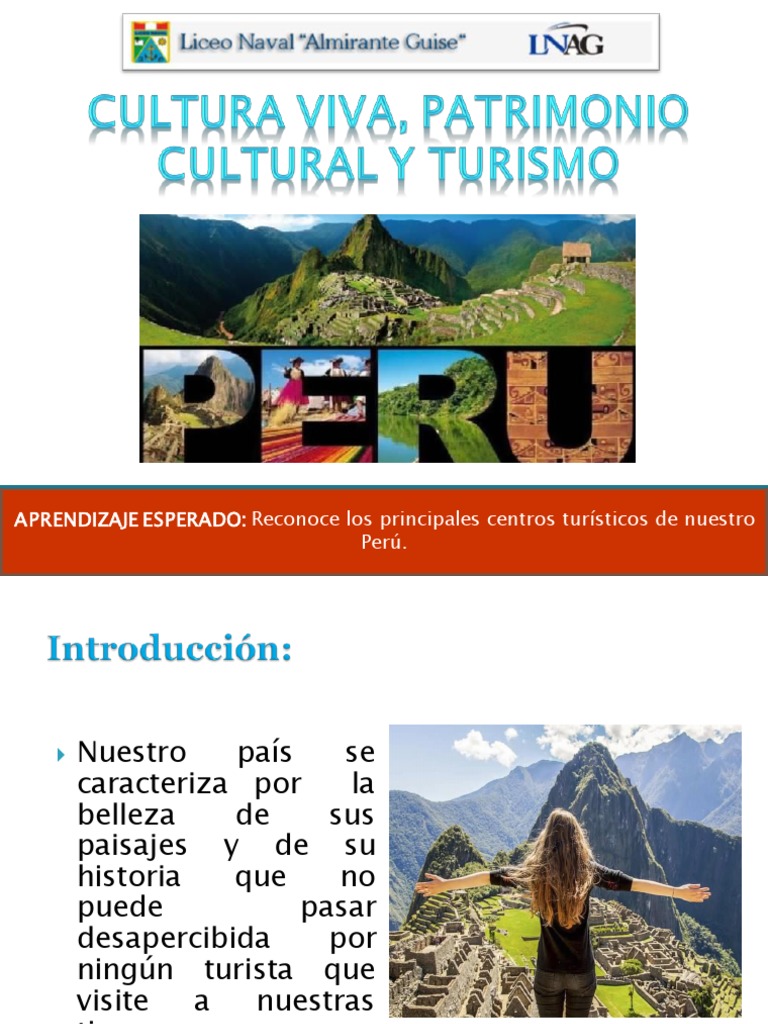 Cultura Viva, Patrimonio Cultural y Turismo PDF | PDF
