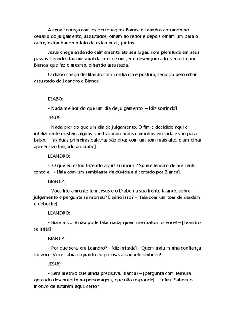 Texto Teatral - Um Auto Da Compadecida | PDF | Jesus | Diabo