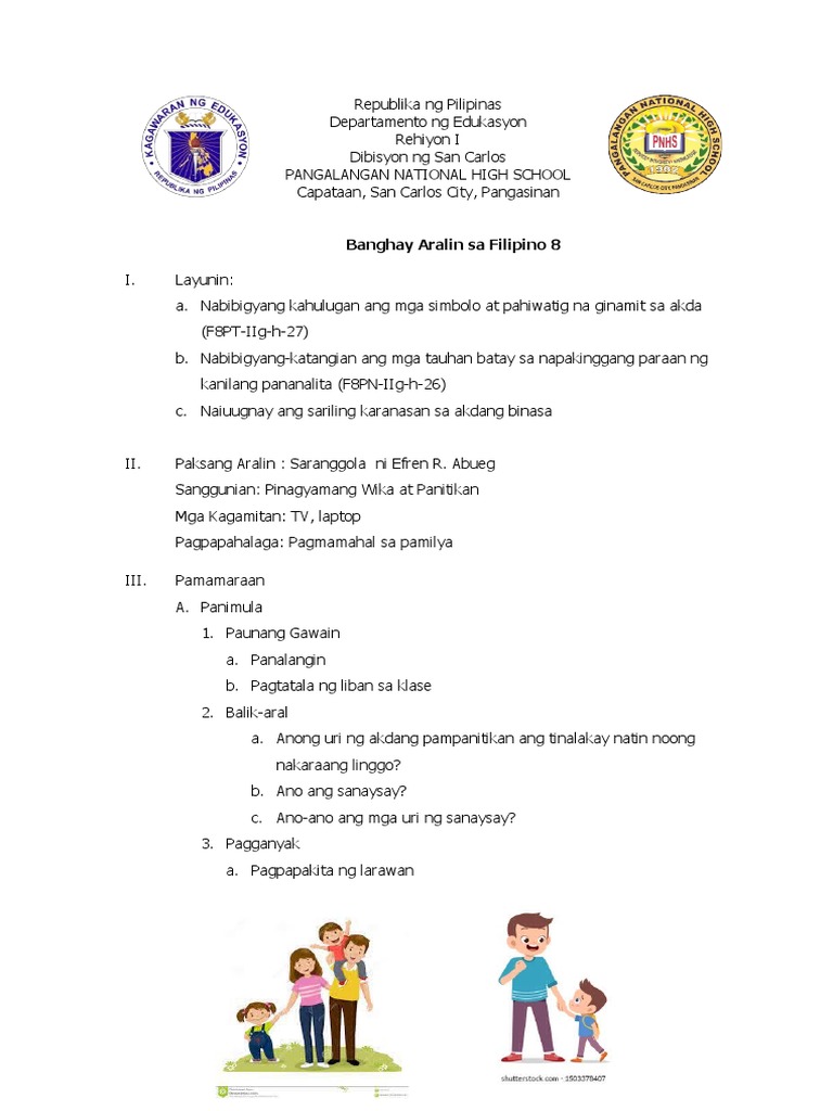 Lesson Plan Cot 1 | PDF